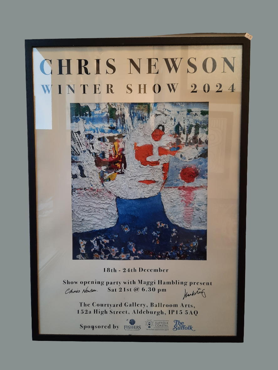 Signed by Maggi hambling and me